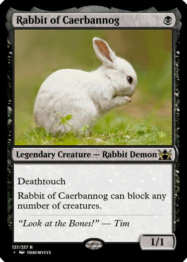 Rabbit Of Caerbannog R Custommagic