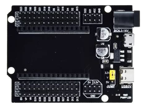 Placa De Expansi N Esp Tipo C Micro Usb Pin Gpio Cuotas Sin Inter S