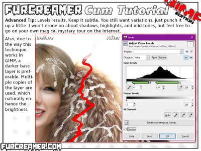 FurCreamer GIMP Cum Tutorial Furtributes On Tumblr