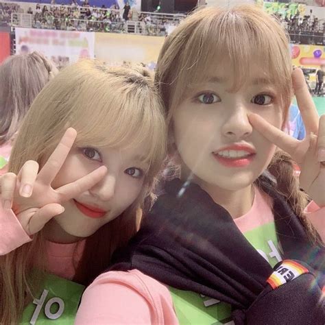 Izone Yujin And Nako 190901 Happyyujinday Instagram Officializone