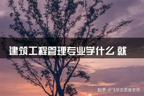 建筑工程管理专业学什么？就业前景好不好 知乎