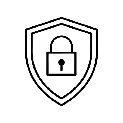 Data Protection Icon Cybersecurity Symbol For Encryption Network Security And Online Safety