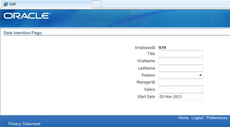Oaf By Sspatil Invoking Sequence In Oaf Page