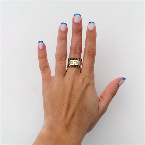 Heart Shaped Ruby 14k Solid Gold Stack Eternity Band Ring Etsy