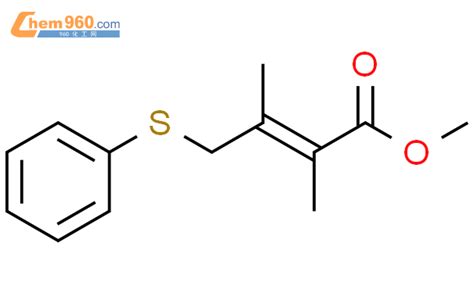 86895 87 6 2 Butenoic Acid 2 3 Dimethyl 4 Phenylthio Methyl Ester