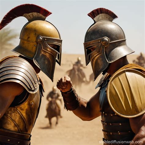 Ancient Gladiators Battle Stable Diffusion Online