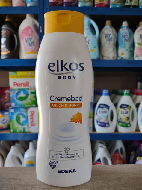 Elkos Body Cremebad Milch Honig płyn do kąpieli 1l AM CHEM