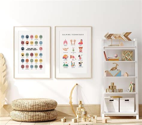 Cuadro de sentimientos para pared lienzo de emociones tranquilas decoración de pared para