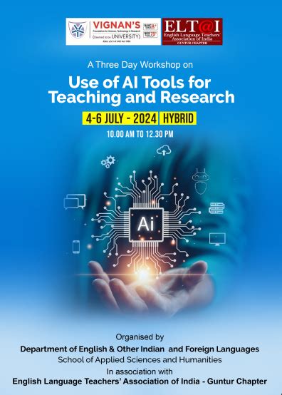 Ugc Netsetslet English Literature A Three Day Workshop On Use Of Ai