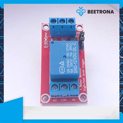 Jual Relay Module 12V 1Ch Dual Trigger HIgh Low 1 Channel Optocoupler
