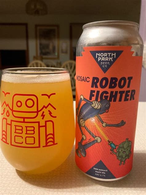 North Park Mosaic Robot Fighter Hazy Ipa Craftshack Buy Craft Beer