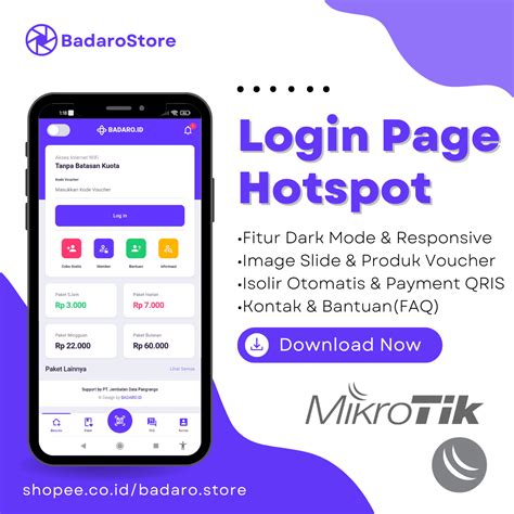 Cara Edit Template Login Mikrotik V1