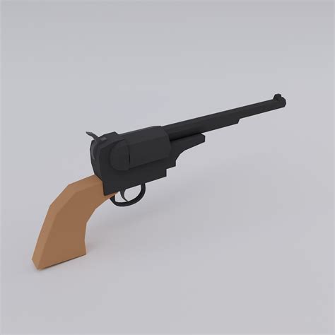 Colt Model Open Top Revolver Model Turbosquid