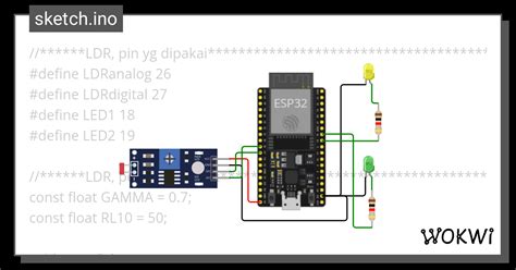 Sensorldr PutriNabila5CD Wokwi ESP32 STM32 Arduino Simulator