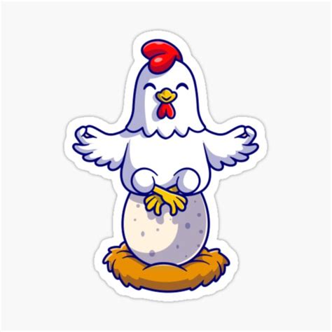 Running Chicken Meme Sticker For Sale By Nabilart1 Redbubble
