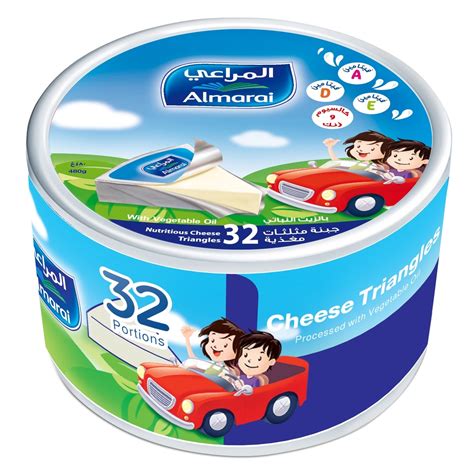 Almarai Triangle Cheese 480gm 32 Portion Bushra Enterprise