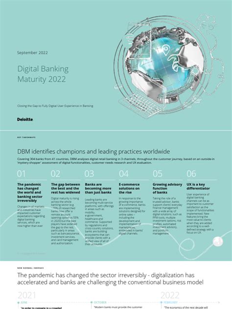 Deloitte Dbm 2022 Global Report Pdf Banks Transaction Account