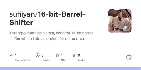 Github Sufiiyan Bit Barrel Shifter This Repo Contains Iverilog