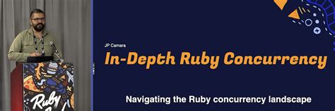 my rubyconf talk is now on youtube jp camara