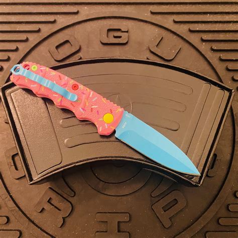 Boker Mini Dessert Warrior Kalashnikov Dagger Automatic Knife 2 5 Blu Gandg Tactical And Outdoors