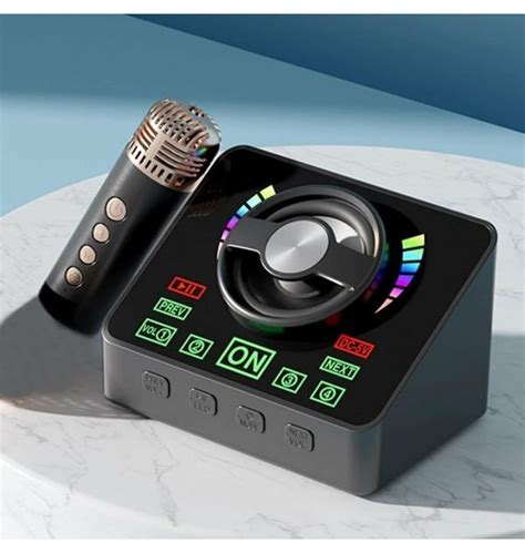 Generic 307938 휴대용 노래방 기계 블루투스 클리어런스 아이템 무선 마이크 티몬