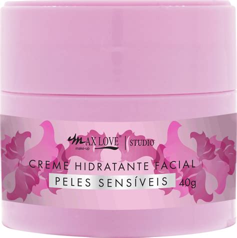 Creme Hidratante Facial Max Love Peles Sensíveis Beleza Na Web