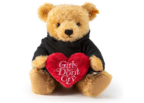 Girls Dont Cry X Steiff Teddy Bear Black Fw22 Cn