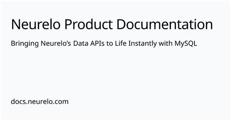 How Neurelo Can Get You Up And Running In Minutes Neurelo Posted On