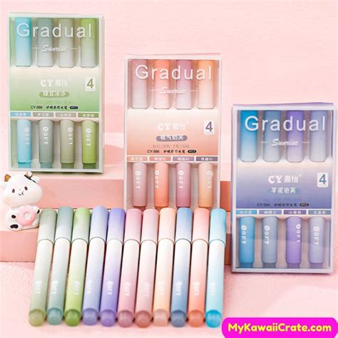 Simple Life Soft Highlighters 4 Pc Set Cute Highlighter Etsy In 2024