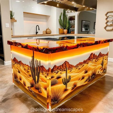 Epoxy Active Scene Kitchen Islands Where Function Meets Art