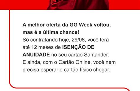 Encerrado Santander volta a oferecer isenção de anuidade de novos cartões de crédito por um