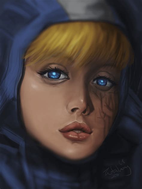 Tooked A Few Tries But Its Done Wattson Portrait R Apexlegends