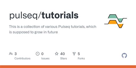 Github Pulseqtutorials This Is A Collection Of Various Pulseq Tutorials Which Is Supposed