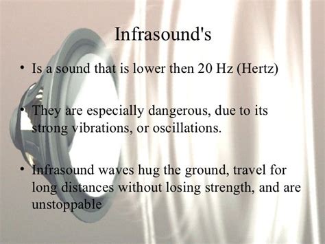 Infrasounds Presentation