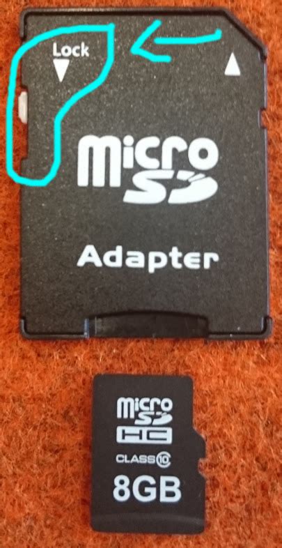 Ram Microsd Card Is Set To Read Only State How Can I Write Data On