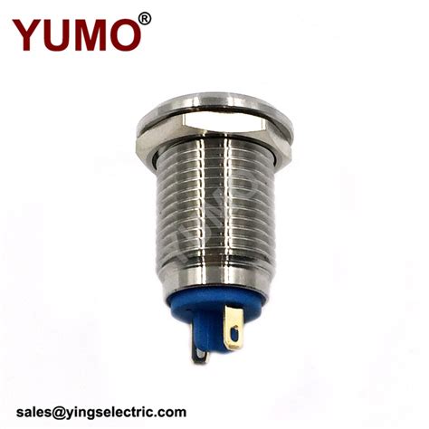 ABI16S P1 16mm Stainless Steel Series LED IP67 Indicator Lamp China No Nc Push Button Led