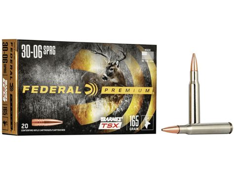 Federal Premium Ammunition 308 Winchester 165 Grain Trophy Bonded Tip