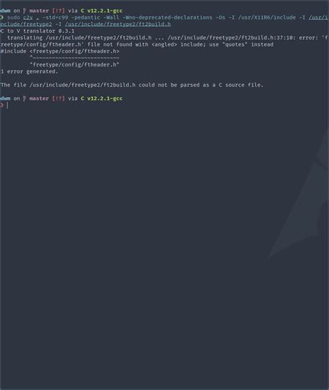 Cannot Translate Dwm · Issue 96 · Vlang C2v · Github