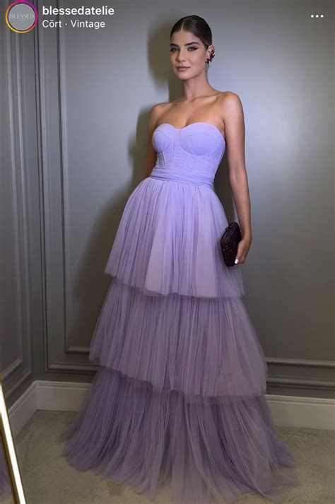 Pin De Ghada Fathy Em Dresses Vestido De Madrinha Roxo Vestido