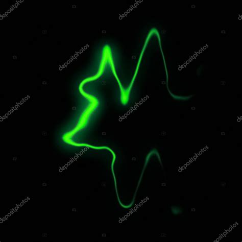 Textura de efectos de iluminación de neón borroso verde para texto o