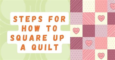 How To Square Up A Quilt Basic Guide Sewnscissors