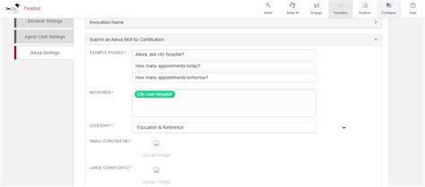 build amazon alexa chatbot and integrate it floatbot
