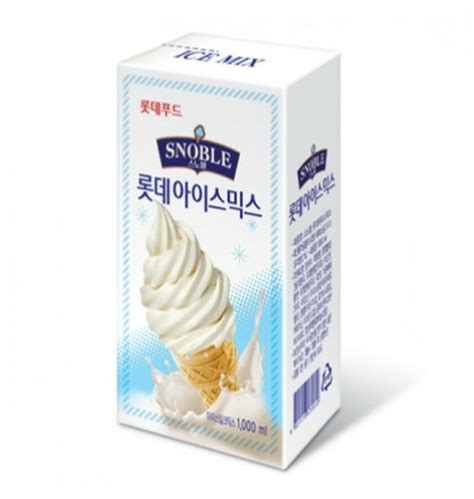 롯데 소프트아이스크림믹스 바닐라1000ml×20개 티몬