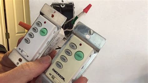 How To Install And Wire Ceiling Fan Remote Control Switches YouTube