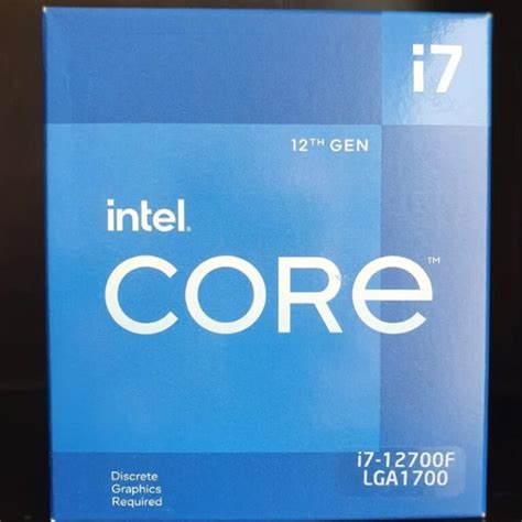 Procesador CPU Intel Core i7 12700F 4 90Ghz 12va Generación 12