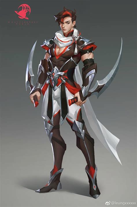 日韩设计 韩式原画角色立绘 游戏角色设计曼奇立德