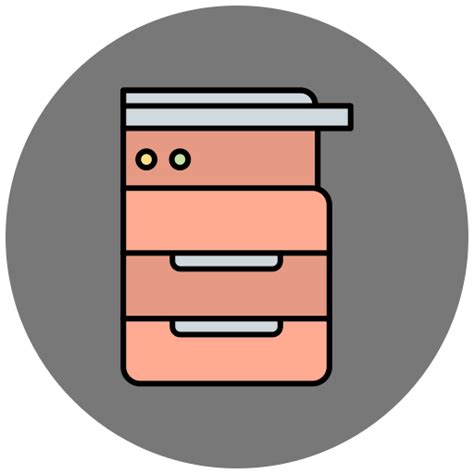 Ícone De Copiadora Generic Outline Color