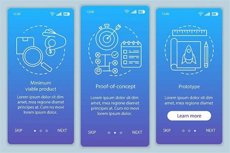 Startup Testing Mobile App Pages