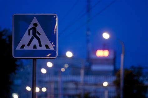 Pedestrian Crossing Sign Stay Safe On The Road