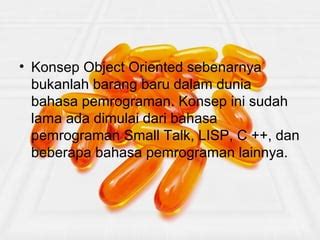 Object Oriented Programming Menggunakan Java PPT